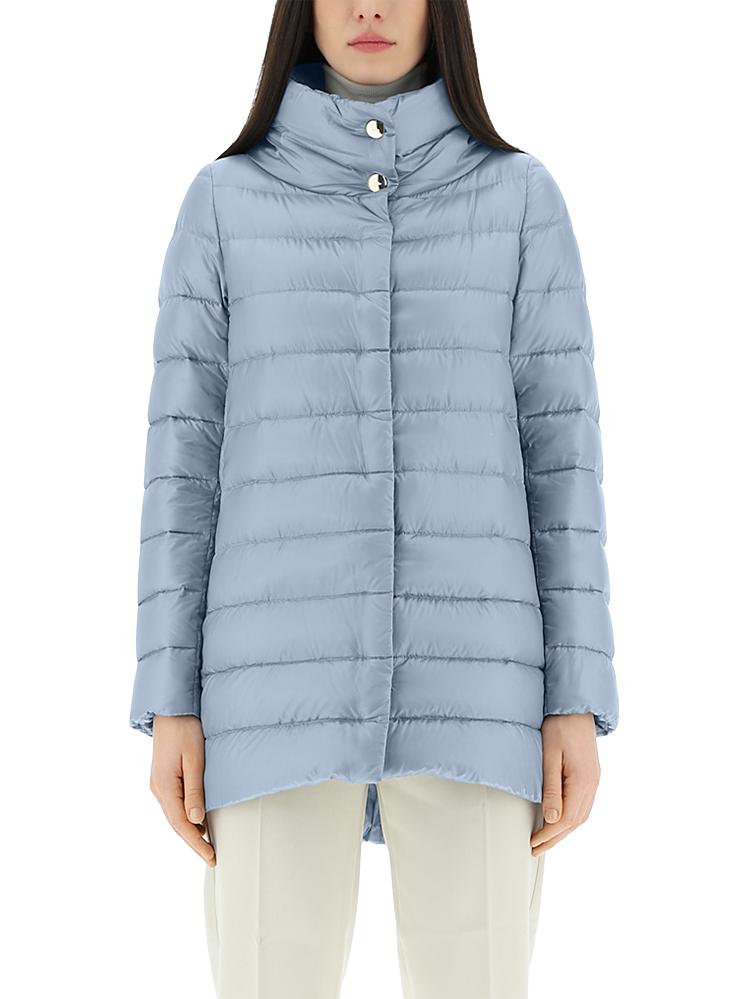 HERNO Black Collar Down Coat